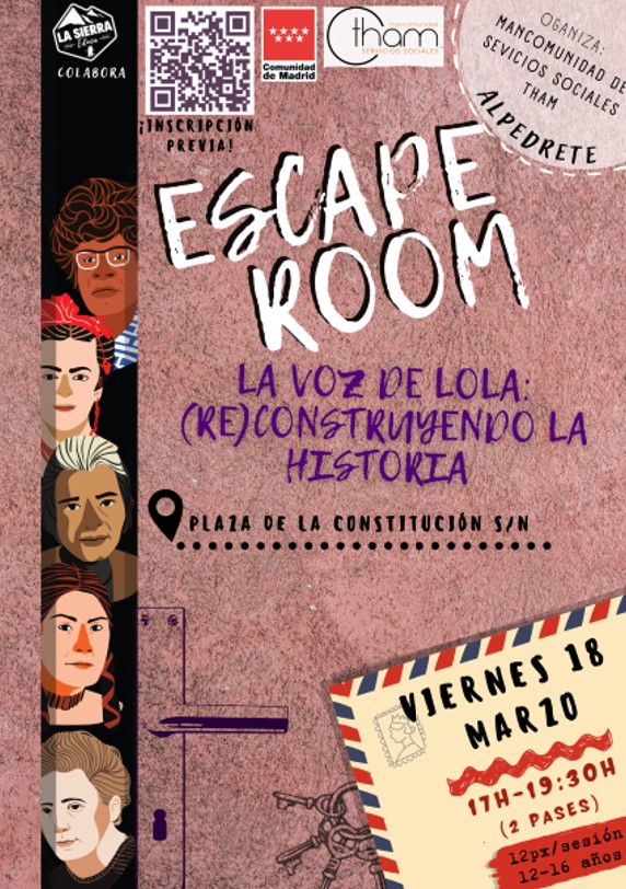 Escape room por la igualdad - Web Ayuntamiento de Alpedrete