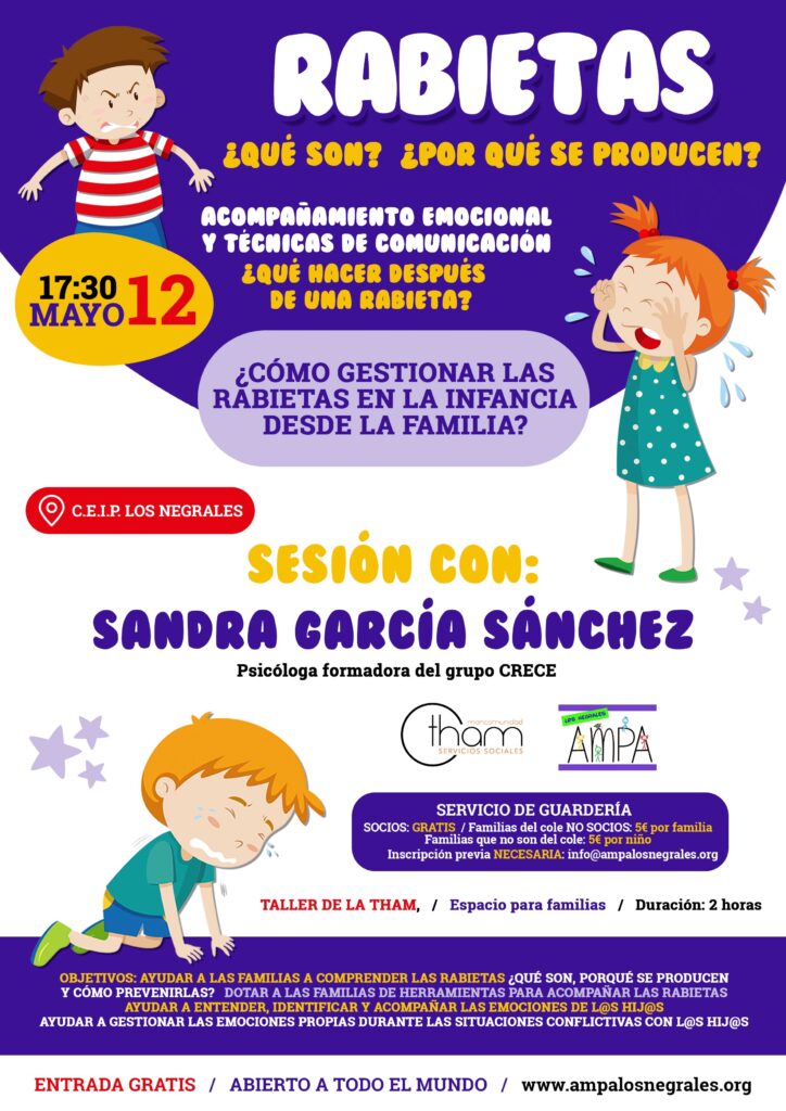 Taller: rabietas, qué son y por qué se producen - Web Ayuntamiento de ...