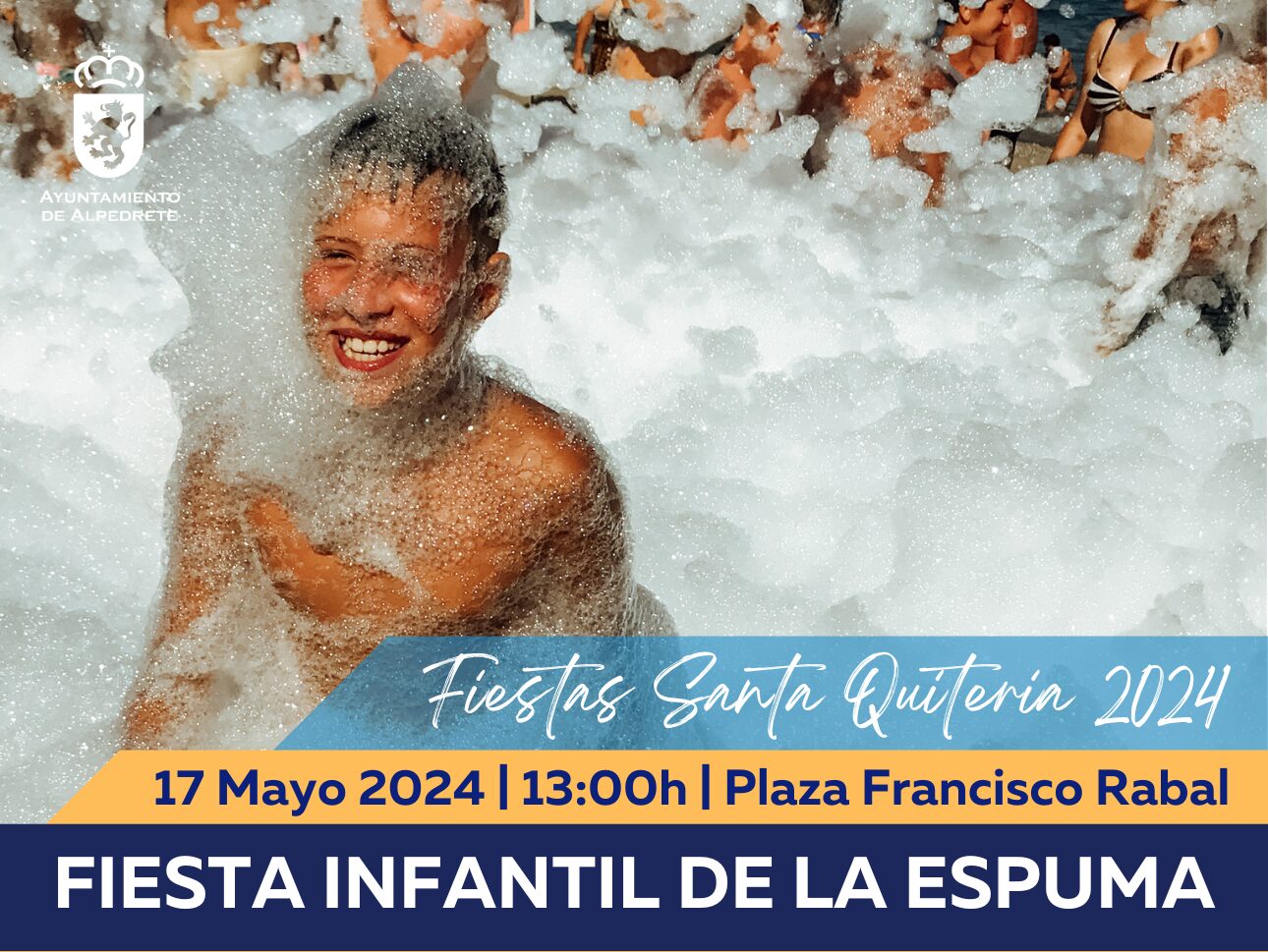 Fiesta de la espuma - Día de los niños - Web Ayuntamiento de Alpedrete