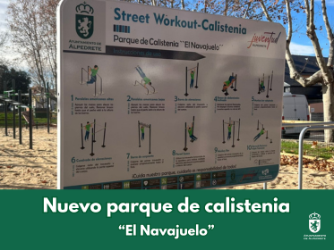 nuevo parque de calistenia - Web Ayuntamiento de Alpedrete