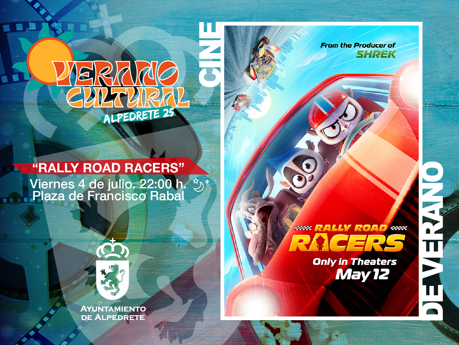 Cine de verano: “Rally Road Racers” - Web Ayuntamiento de Alpedrete